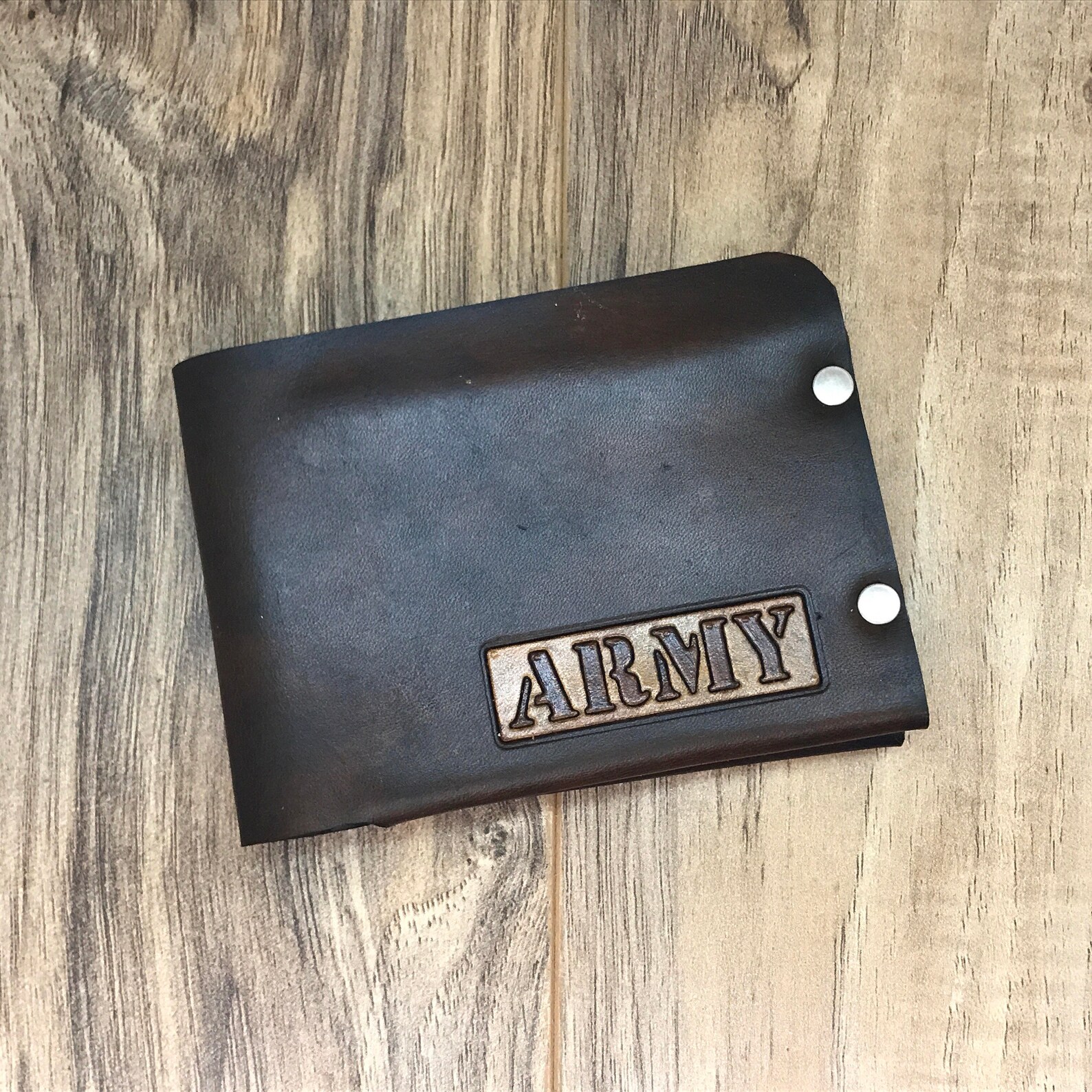 Army Gift Men's Leather Wallet Men's Wallet | Etsy