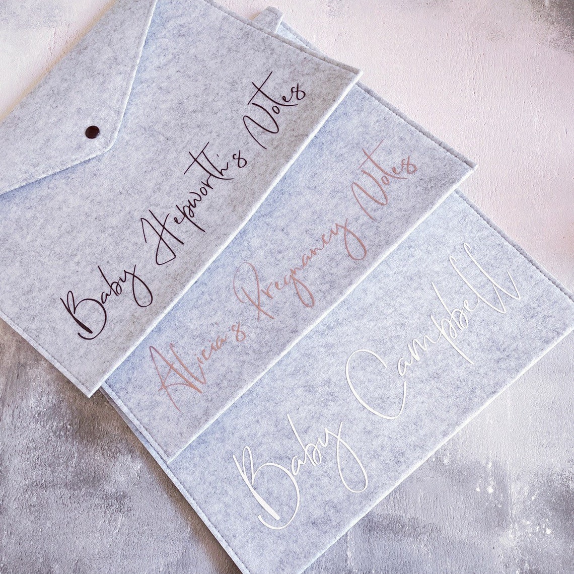 Personalised Pregnancy Notes Folder Baby Notes Holder - Etsy