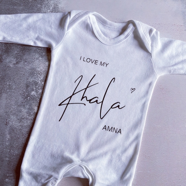 Personalised Baby Grows Khala - Etsy UK