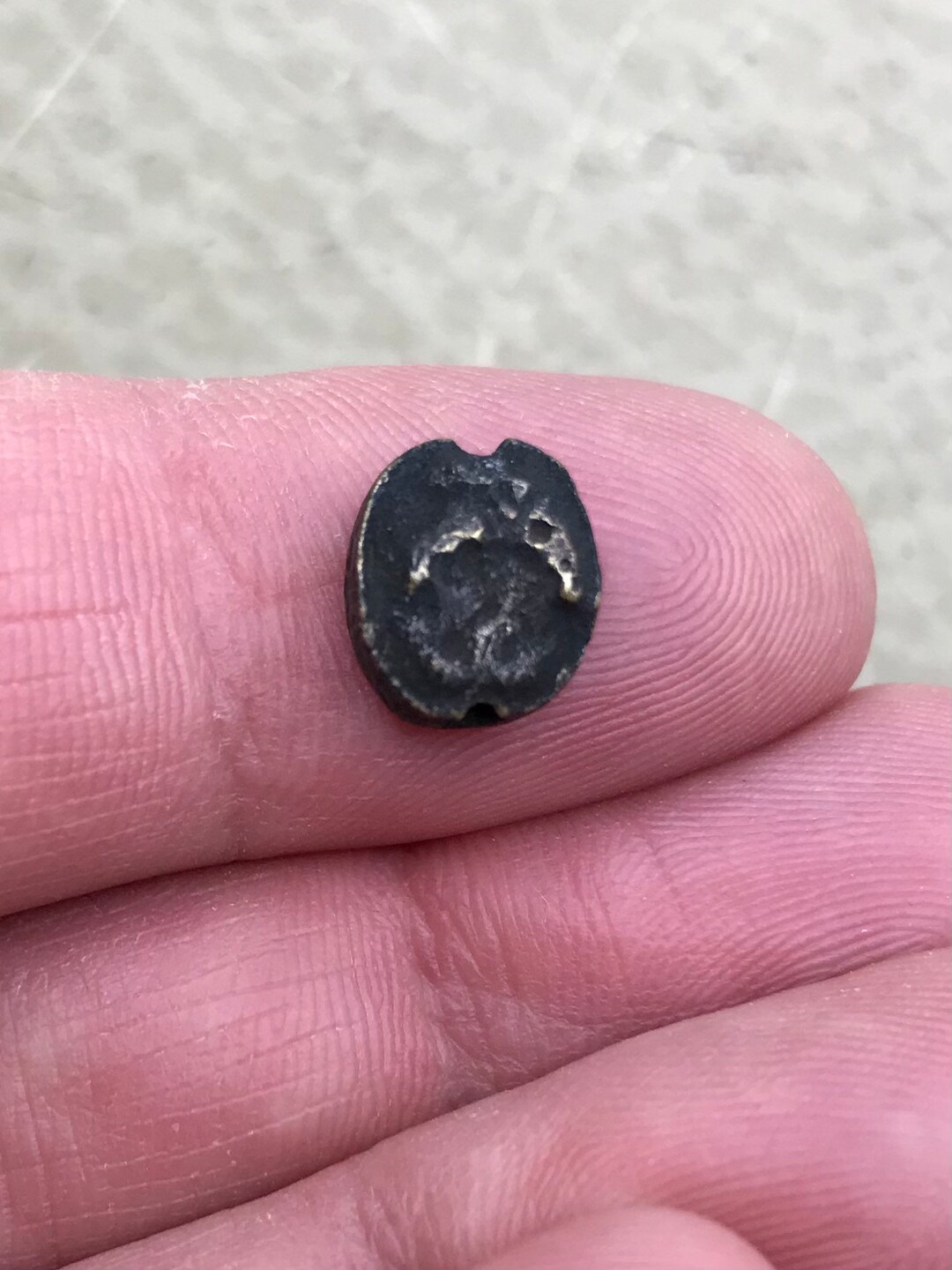 Old Bronze or Copper Seal Seal Ring Relic - Etsy