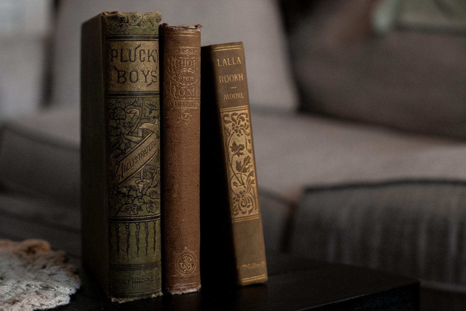 RARE Vintage Book Stack - Home Decor - (1817-1884) - Etsy