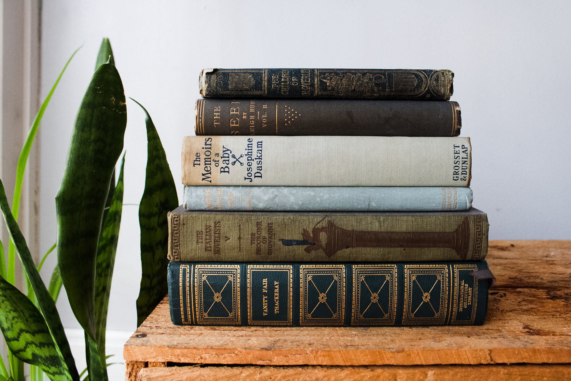 Vintage Book Stack - Perfect for Decor/staging/reading - Etsy