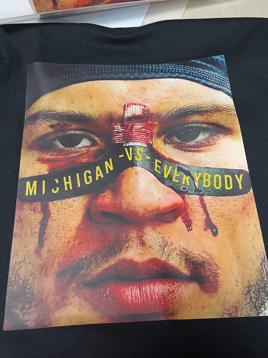 Michigan Vs Everybody Black Tshirt Blake Shipped - Etsy