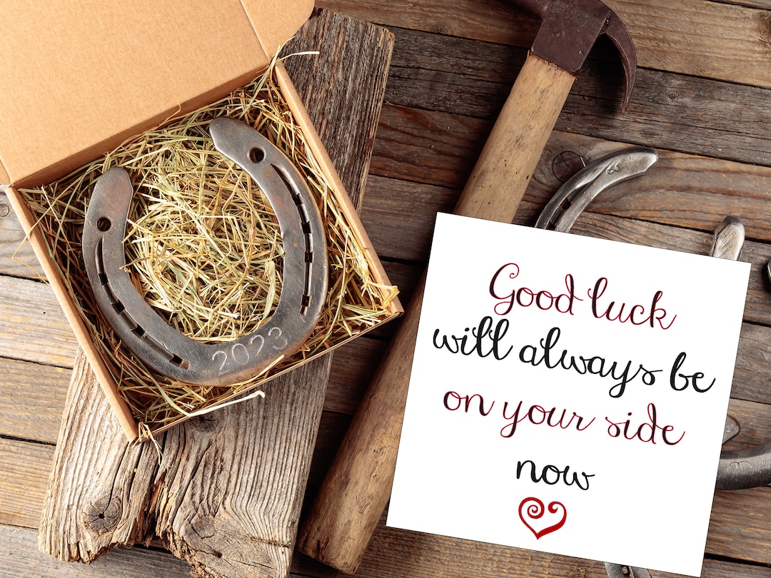 Good Luck Will Always Be on Your Side Now Inspirational Used Horse Shoe ...