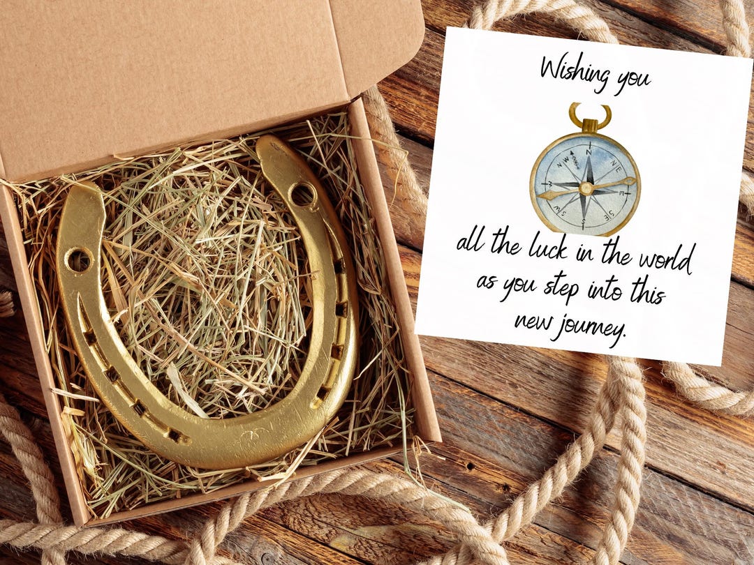 Wishing You All the Luck in the World – Lucky Horseshoe Gift ...