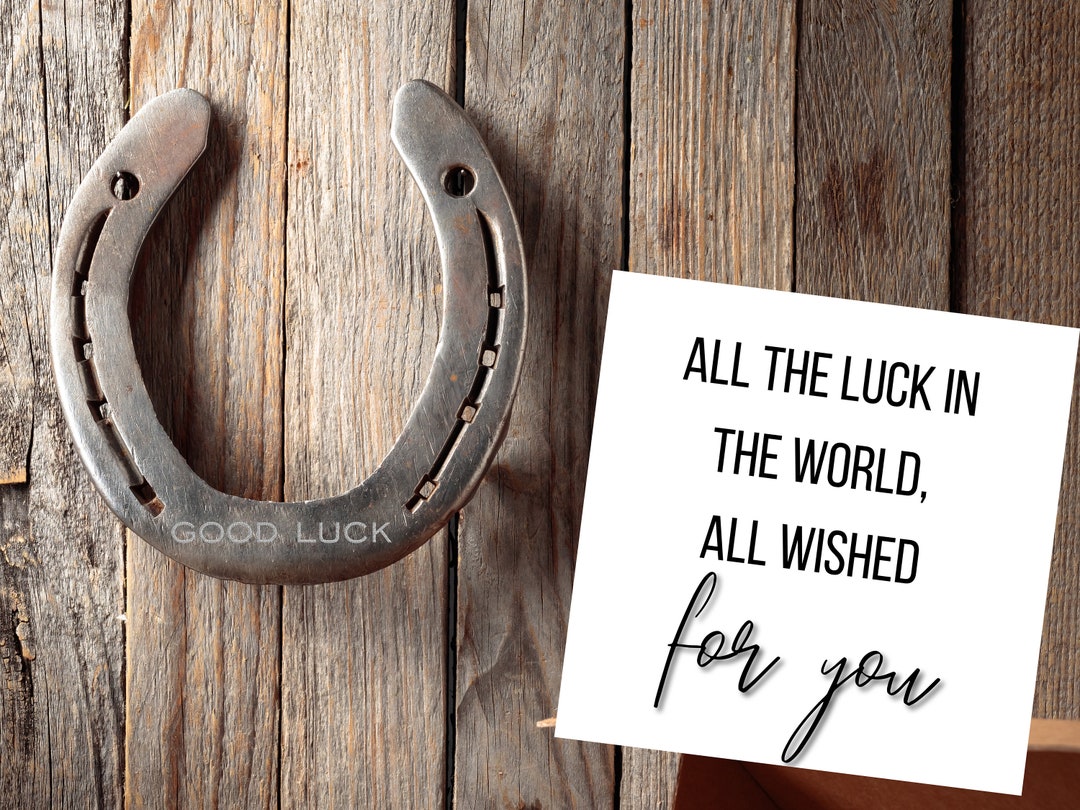 All the Luck in the World, All Wished for You Lucky Horseshoe Gift Box ...