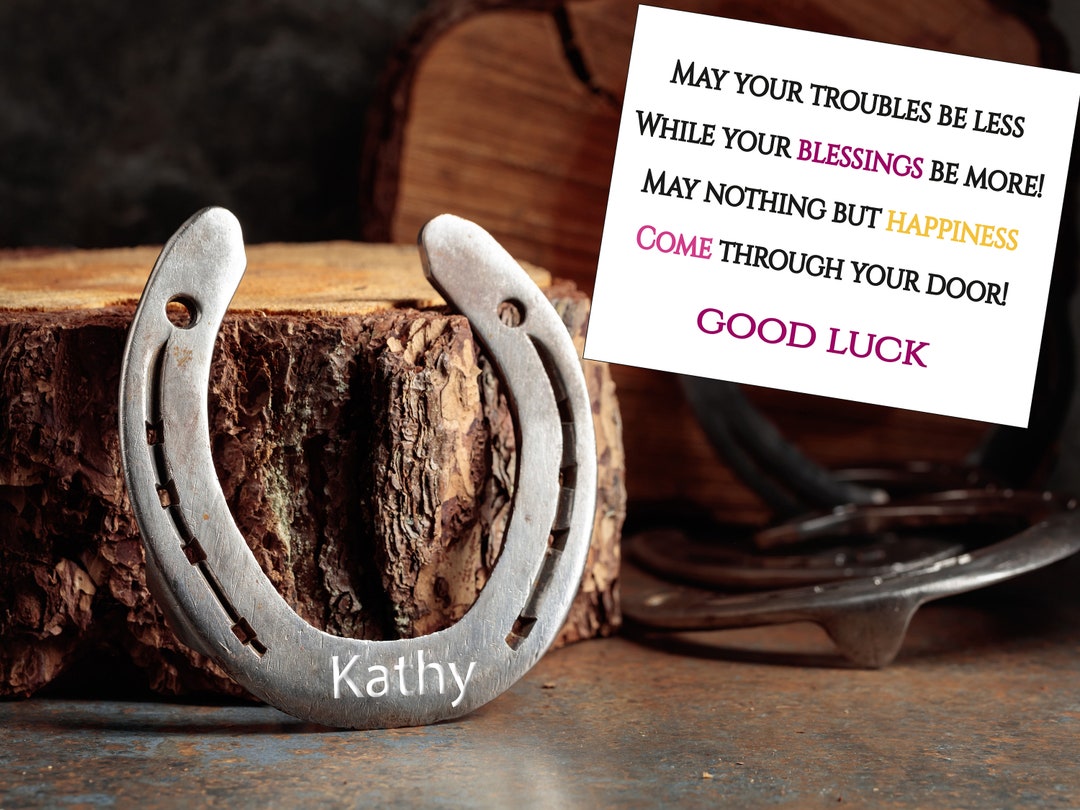 Good Luck in Your New Home Gift | Personalized Housewarming Gift for ...
