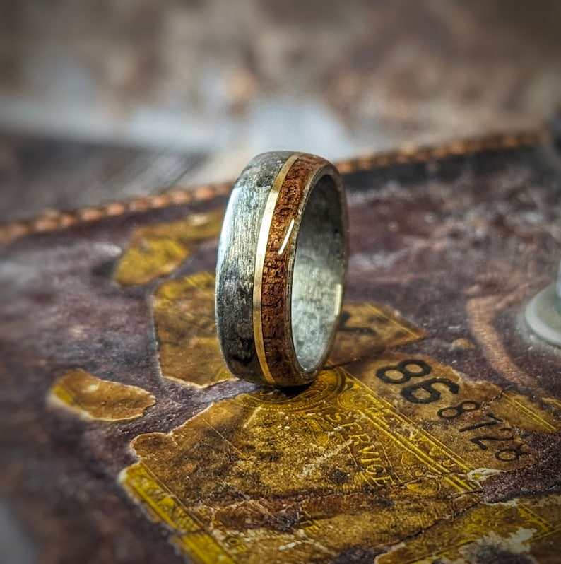 WW2 Era Lee Enfield Walnut, Grey Maple and Brass Ring - Etsy