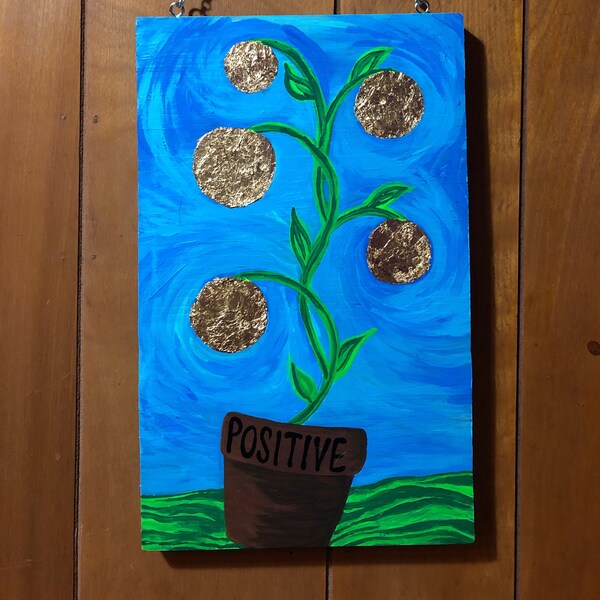Money Tree Painting - Etsy