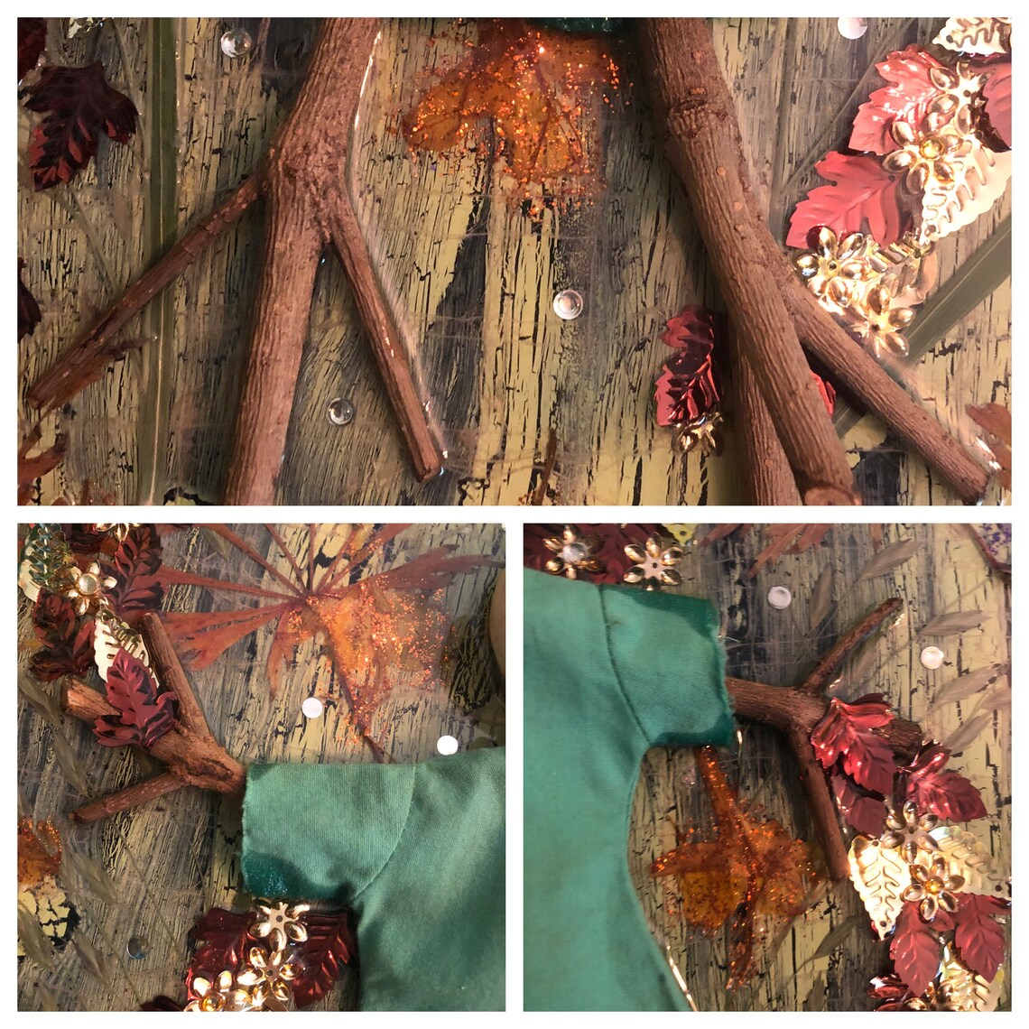 Turnip Girl Playing in Leaves Green Doll Dress Farm Bumpkin | Etsy