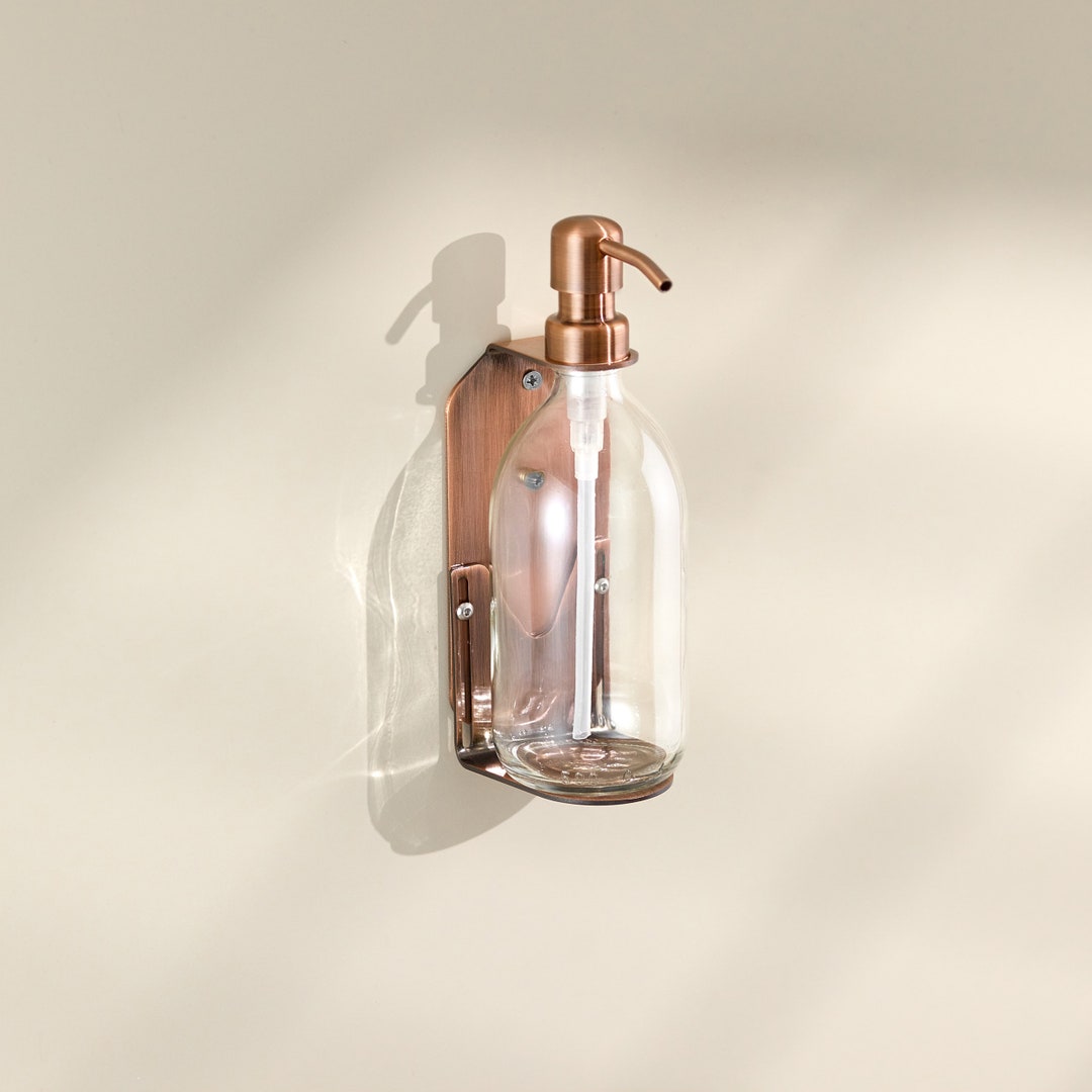 Wall Mounted Soap Dispenser Holder, Hand Soap Bracket, Wall Soap ...