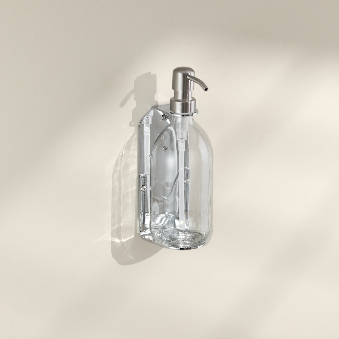Wall Mounted Soap Dispenser Holder, Hand Soap Bracket, Wall Soap ...