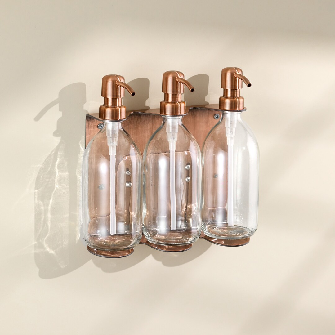 Wall Mounted Soap Dispenser Holder, Hand Soap Bracket, Wall Soap ...