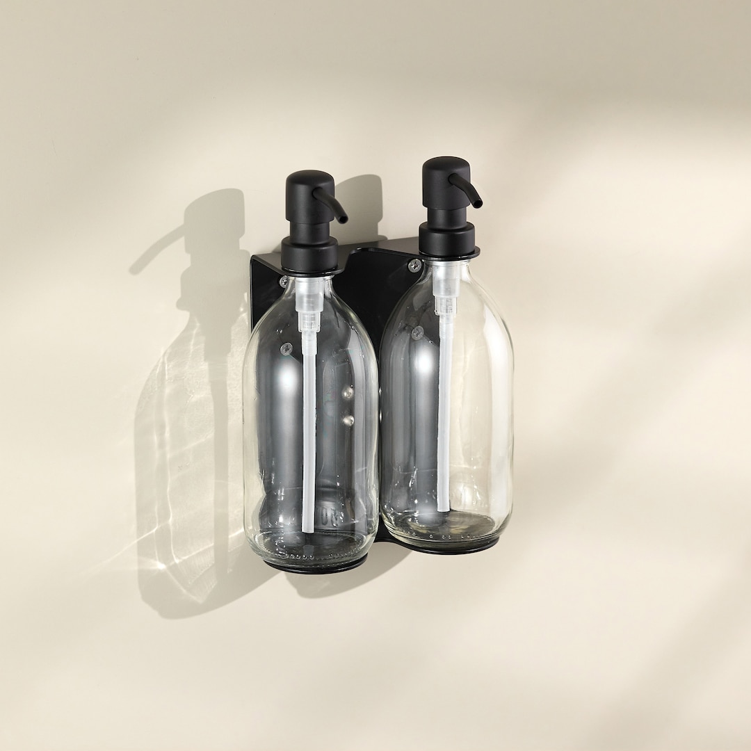 Wall Mounted Soap Dispenser Holder, Hand Soap Bracket, Wall Soap ...