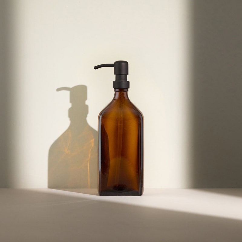 Amber Soap Dispenser - Etsy