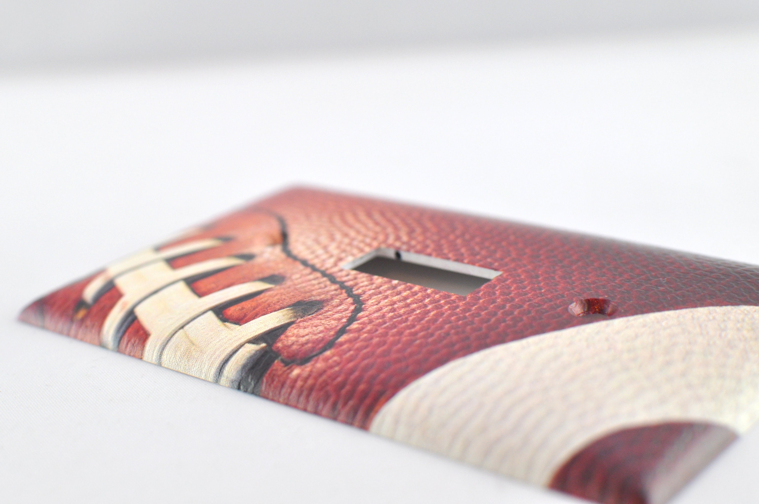 Textured Football Light Switch Wall Plate Cover Home Decor - Etsy