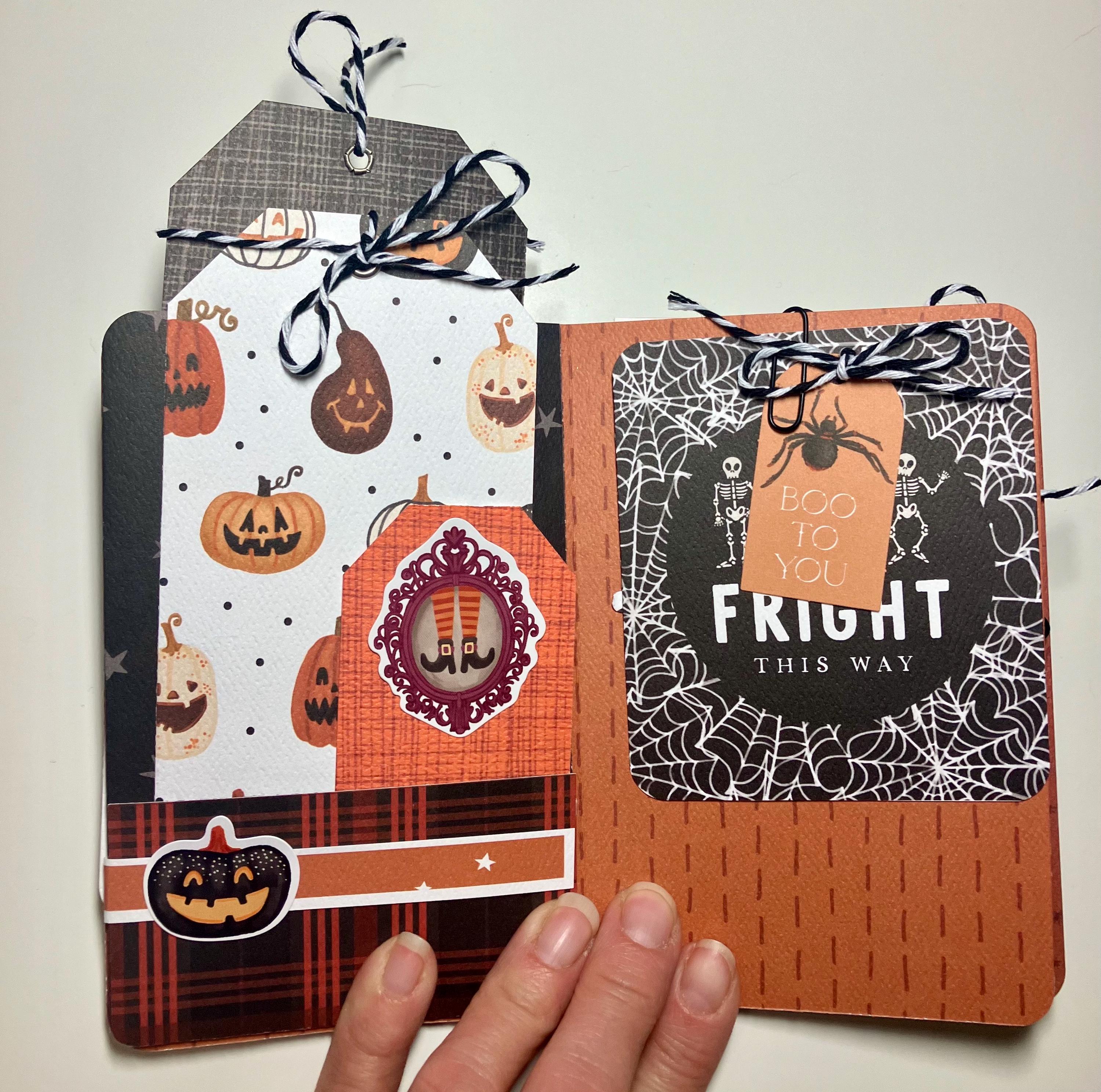 Halloween Mini Scrapbook, Junk Journal, Travelers Notebook - Etsy