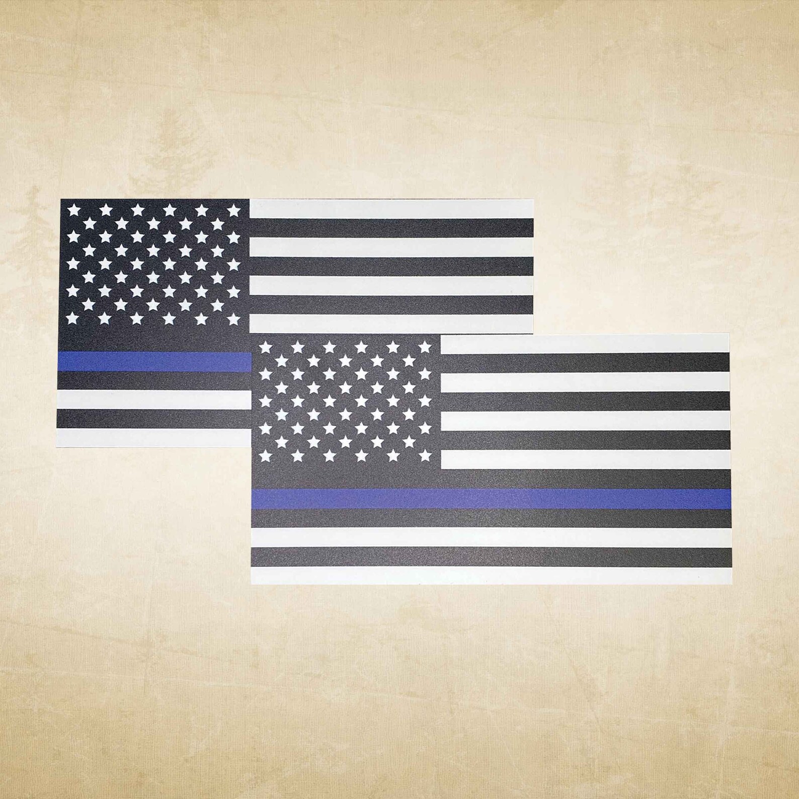 Bumper Stickers Back The Blue American Flag Decals - Etsy.de