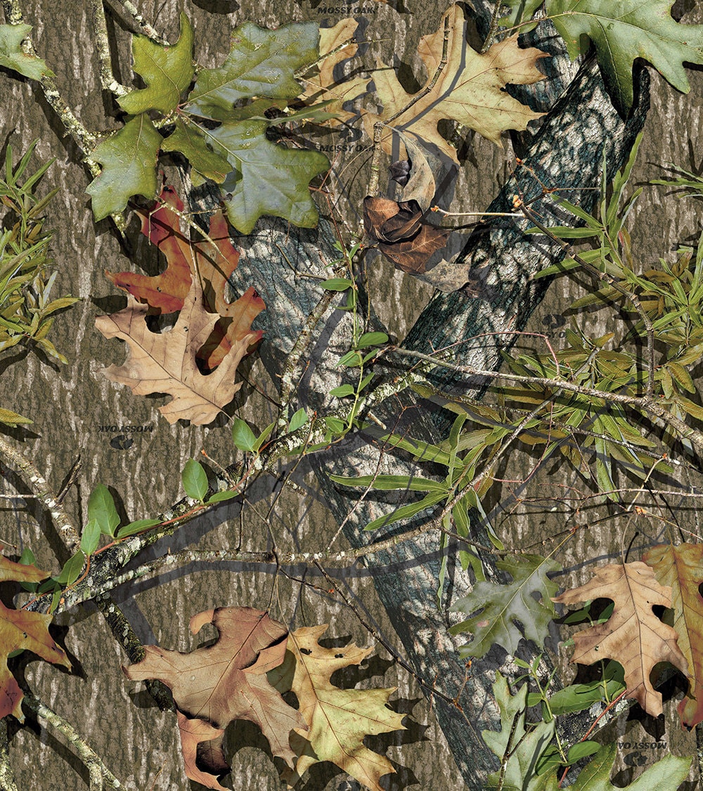 Peel and Stick Camo Vinyl Wallpaper in Mossy Oak Obsession Camo Pattern ...