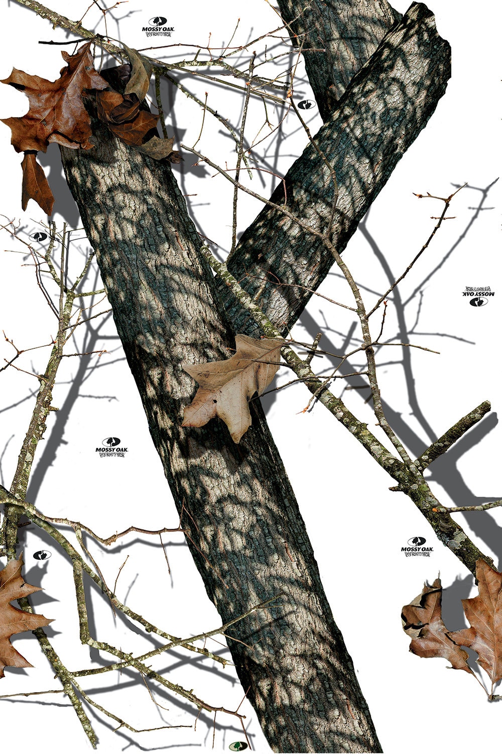 Mossy Oak Break-up Winter Camo Vinyl Roll - Outdoor Adhesive Camo Vinyl ...