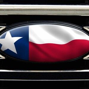 Texas State Flag Auto Emblem Skin | Texas Flag Vinyl Decal | TX ...