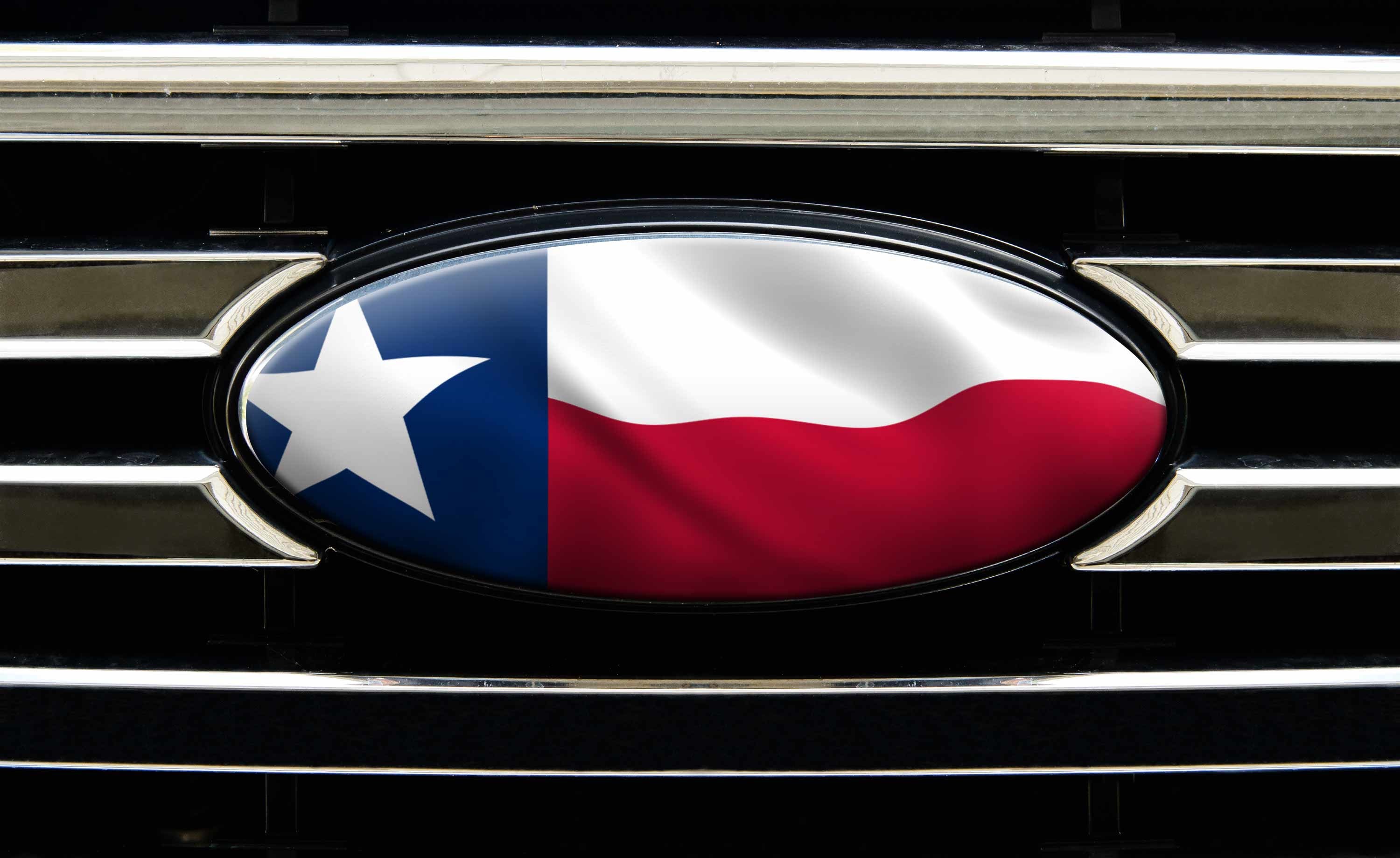 Texas State Flag Auto Emblem Skin | Texas Flag Vinyl Decal | TX ...