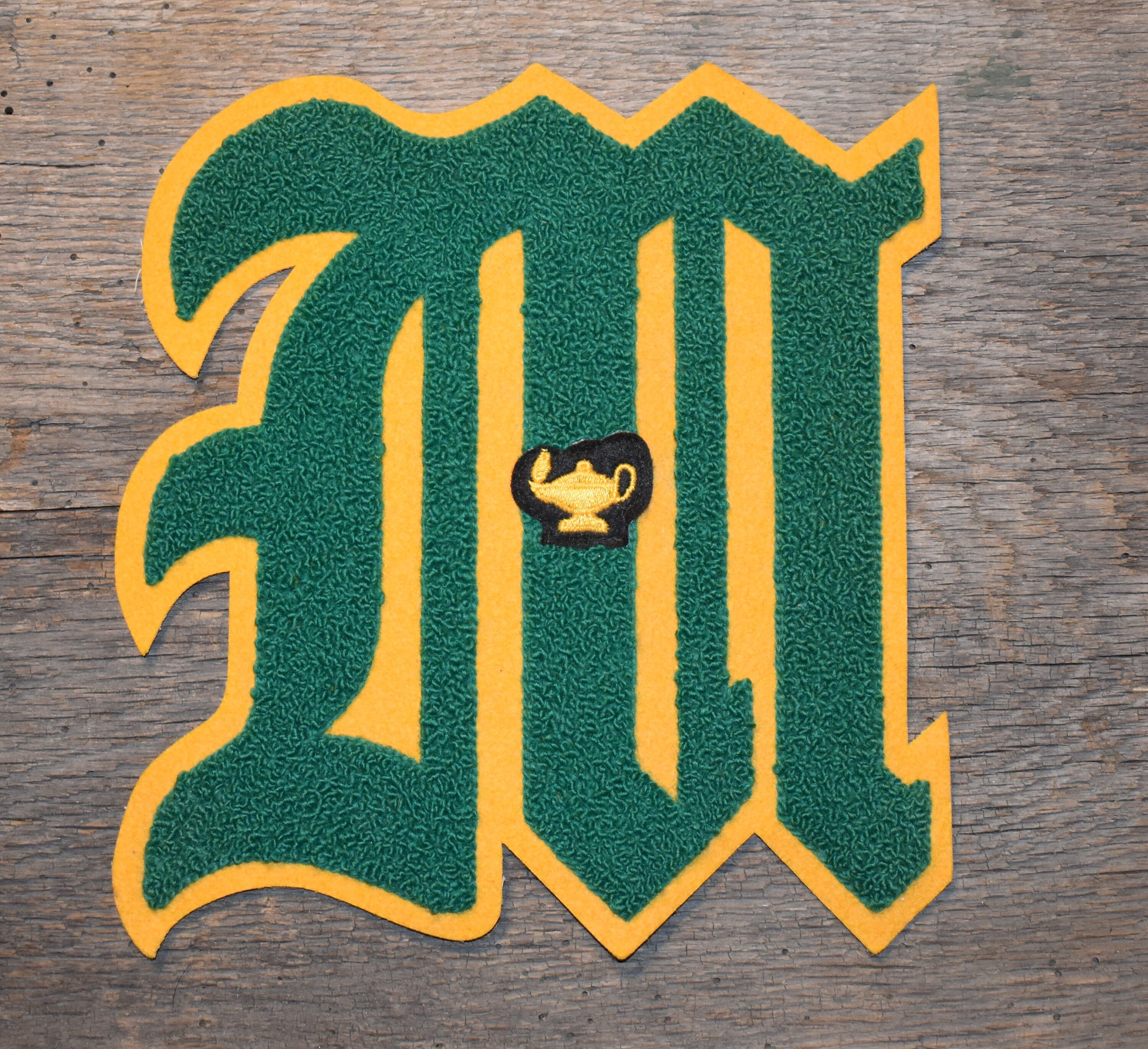 M Patch Varsity Patch School High School Carta M | Etsy