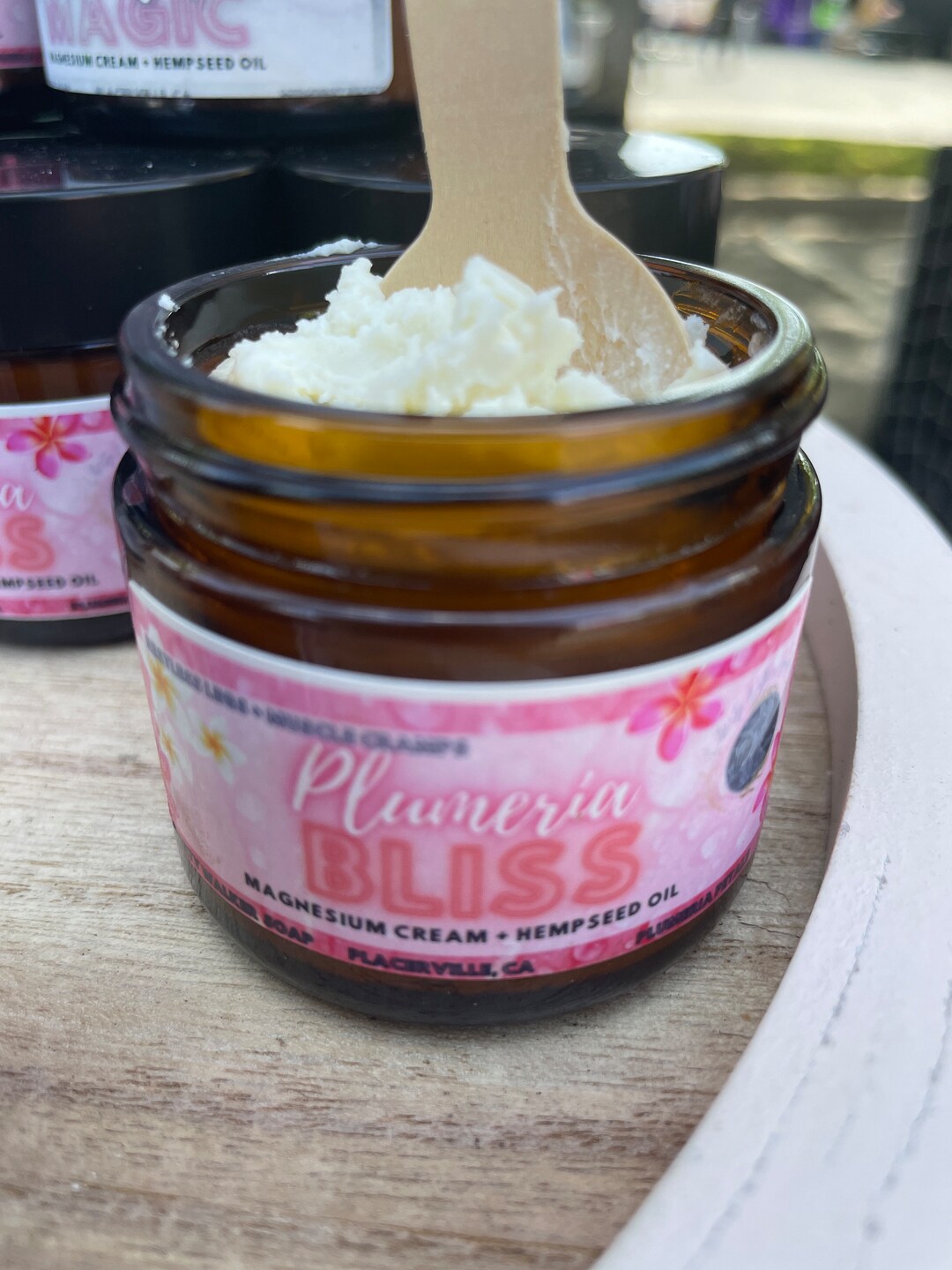 Plumeria Bliss Magnesium Hand & Foot Cream Lotion Crème Sleep Aid ...