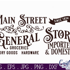 General Store Svg Farmhouse Svg Farmhouse Sign Svg Cricut | Etsy