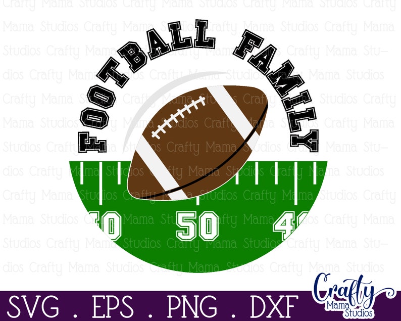 Football Family Svg Round Football Svg Football Door Hanger - Etsy
