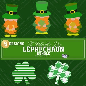 Leprechaun Svg, St Patrick's Day Svg, Lucky Gnomes Svg, Shamrock Svg ...