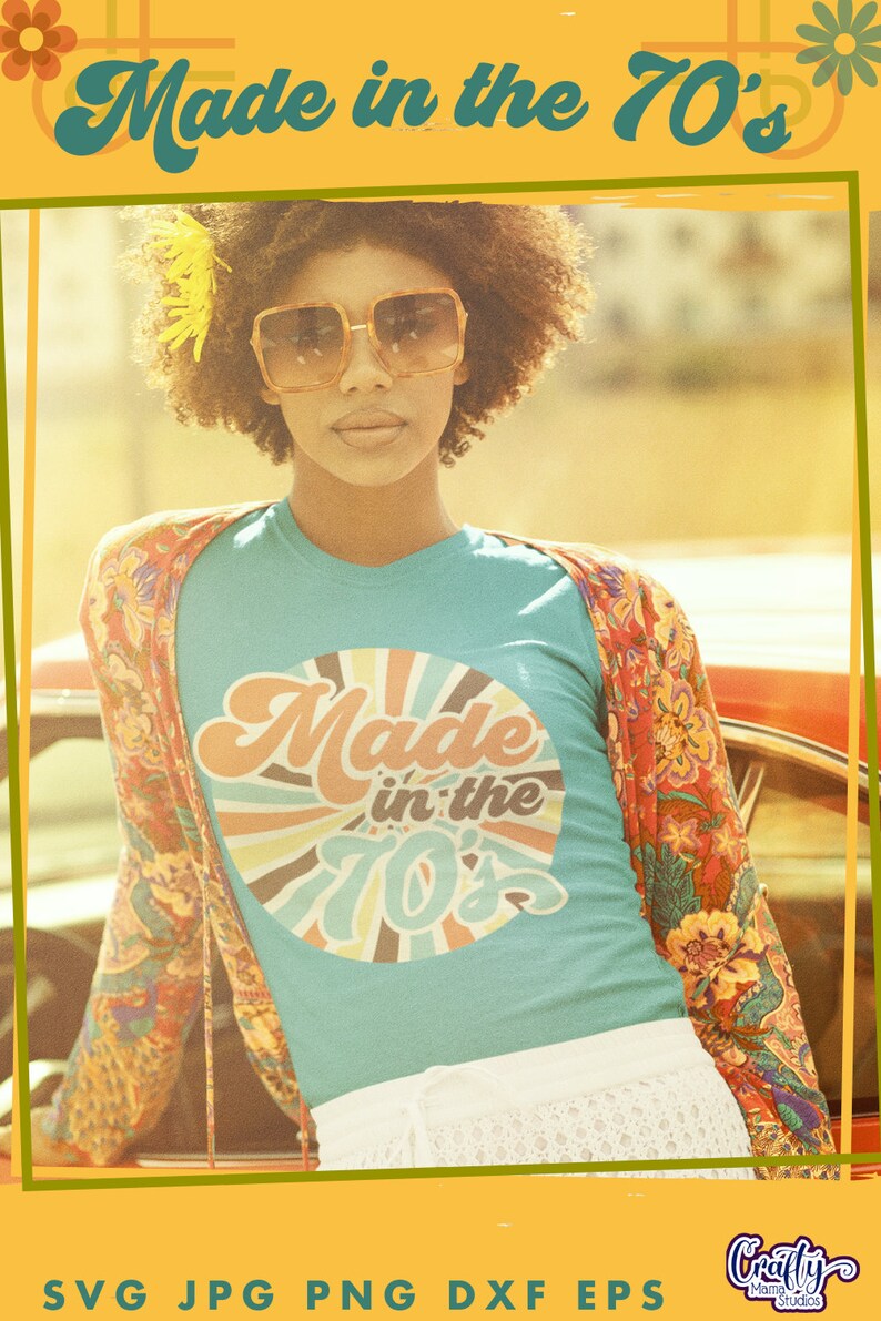 Made in the 70's Svg Retro Svg Hippie Svg Svg Files for - Etsy