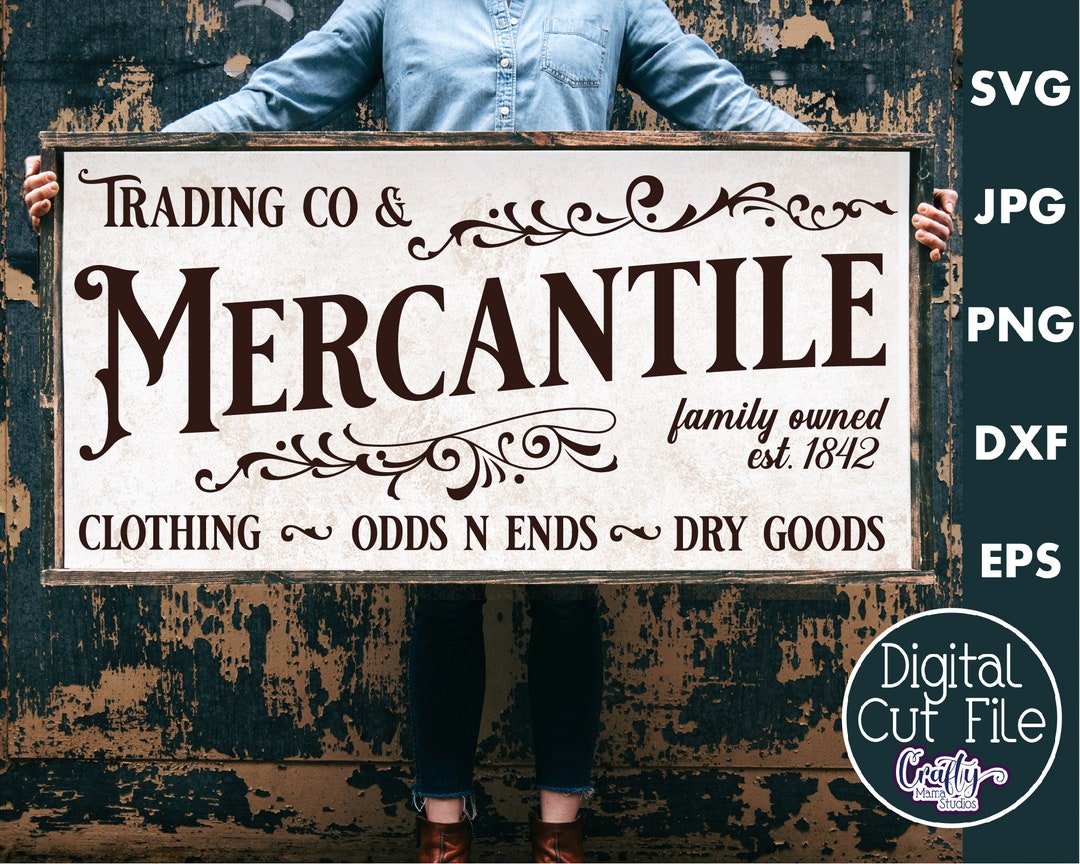 Trading Company and Mercantile Svg Farmhouse Svg Farmhouse - Etsy