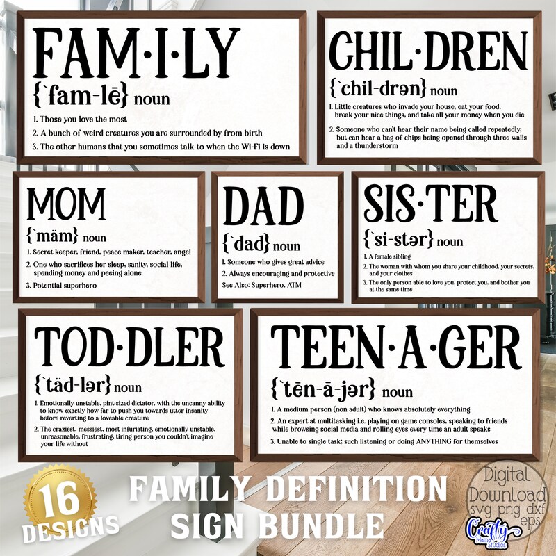 Funny Family Sign - Etsy