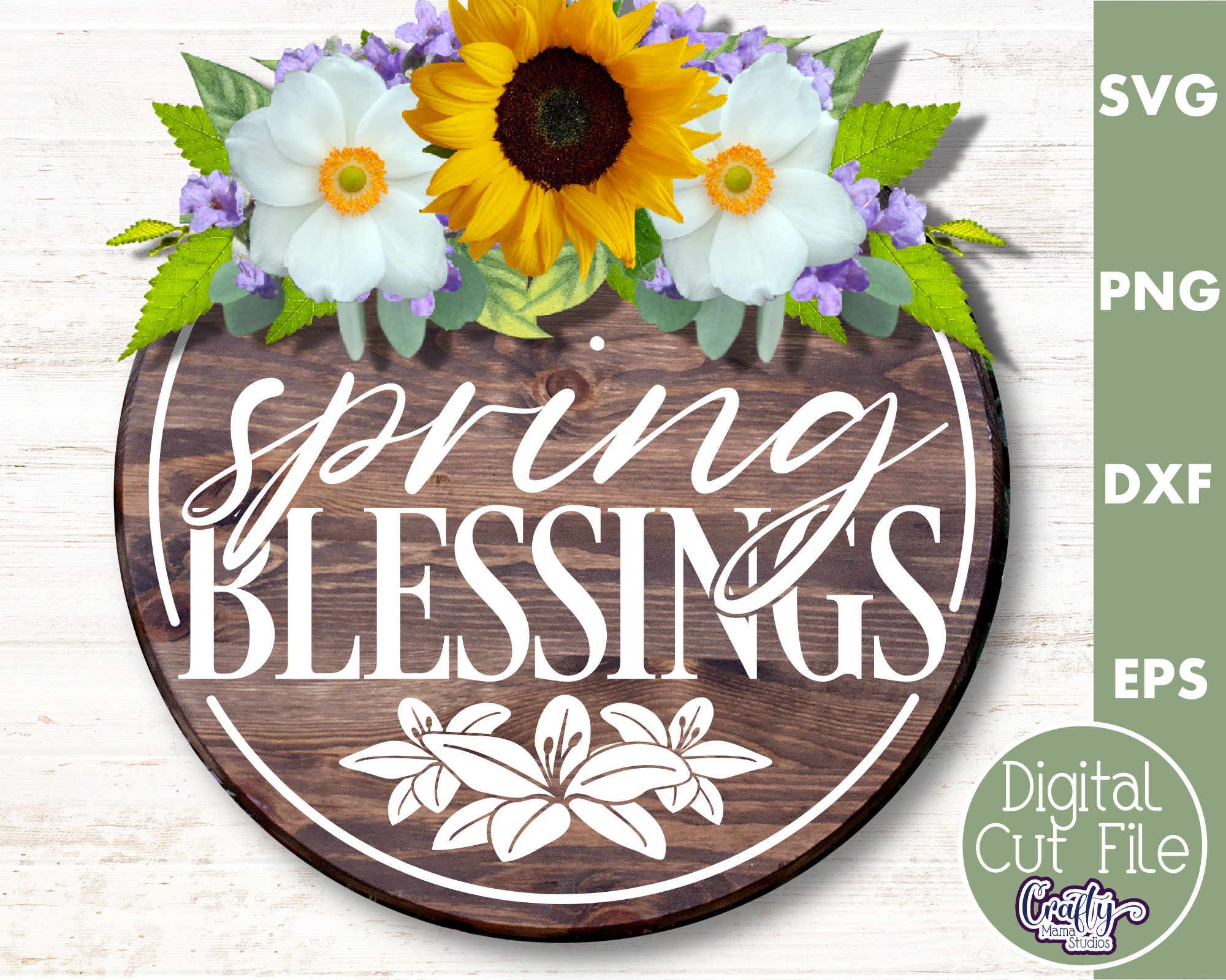 Round Spring Svg Bundle Spring Sign Svg Spring Door Hanger - Etsy Australia