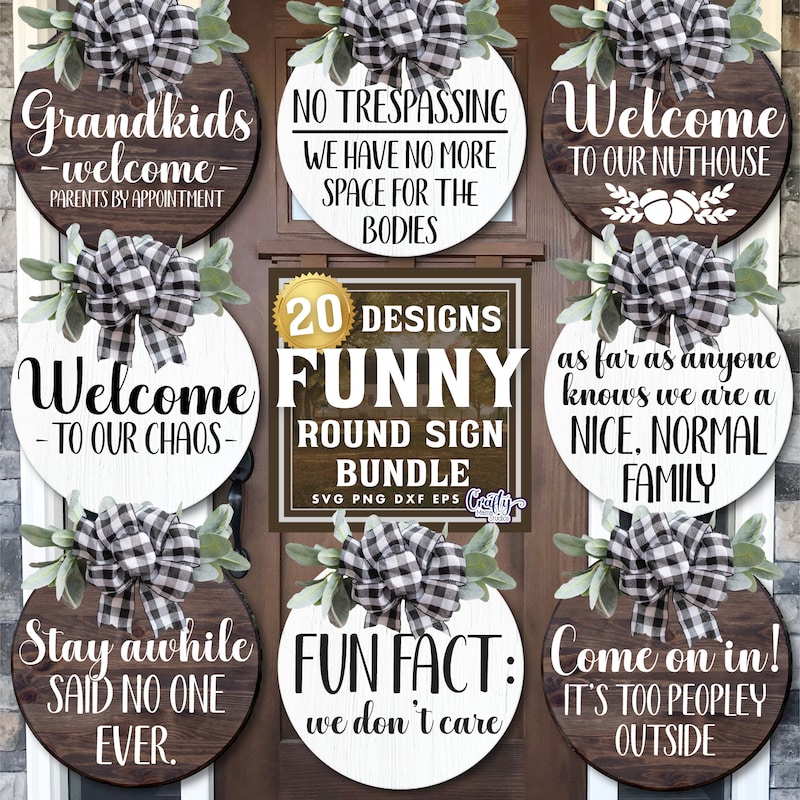 Funny Signs Svg - Etsy