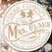 Mrs. Claus Cookie Svg, Christmas Svg Files, Christmas Sign Svg Files ...