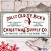 Jolly Old St. Nick's Christmas Supply Company Svg, Vintage Christmas ...