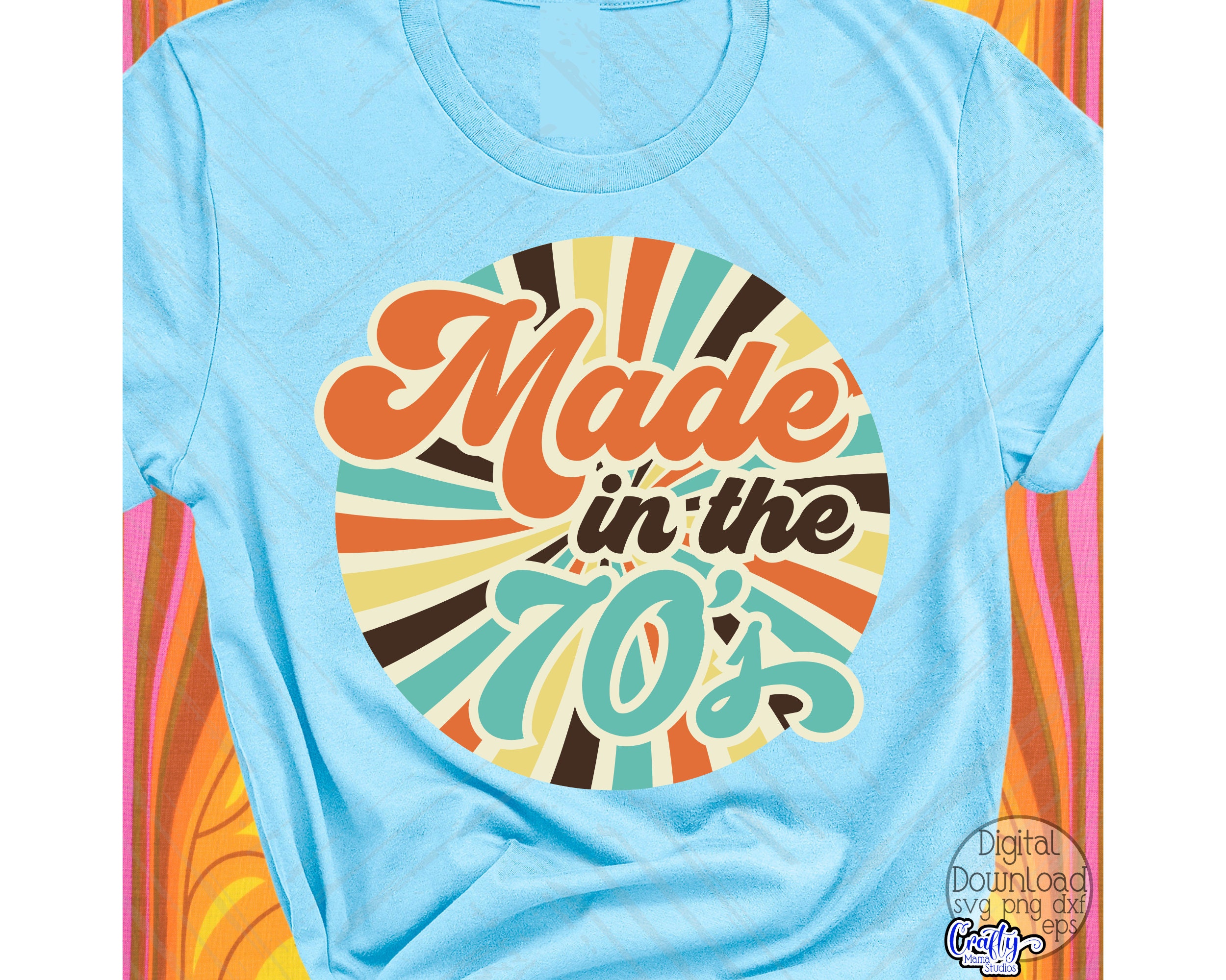 Made in the 70's Svg, Retro Svg, Hippie Svg, Svg Files for Cricut ...