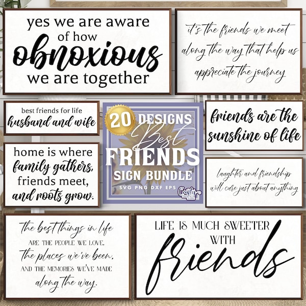 Friendship Sign - Etsy
