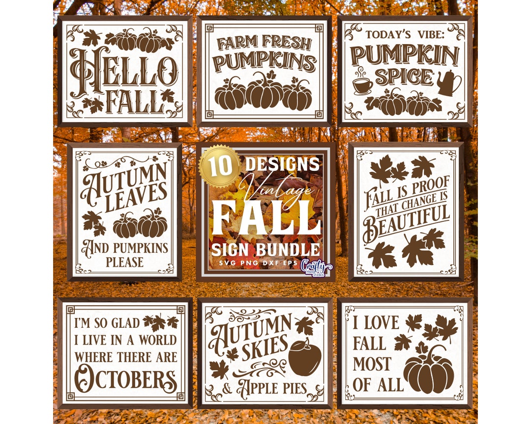 Farmhouse Fall SVG, PNG, Vintage Fall Svg, Farmhouse Fall Sign Svg ...