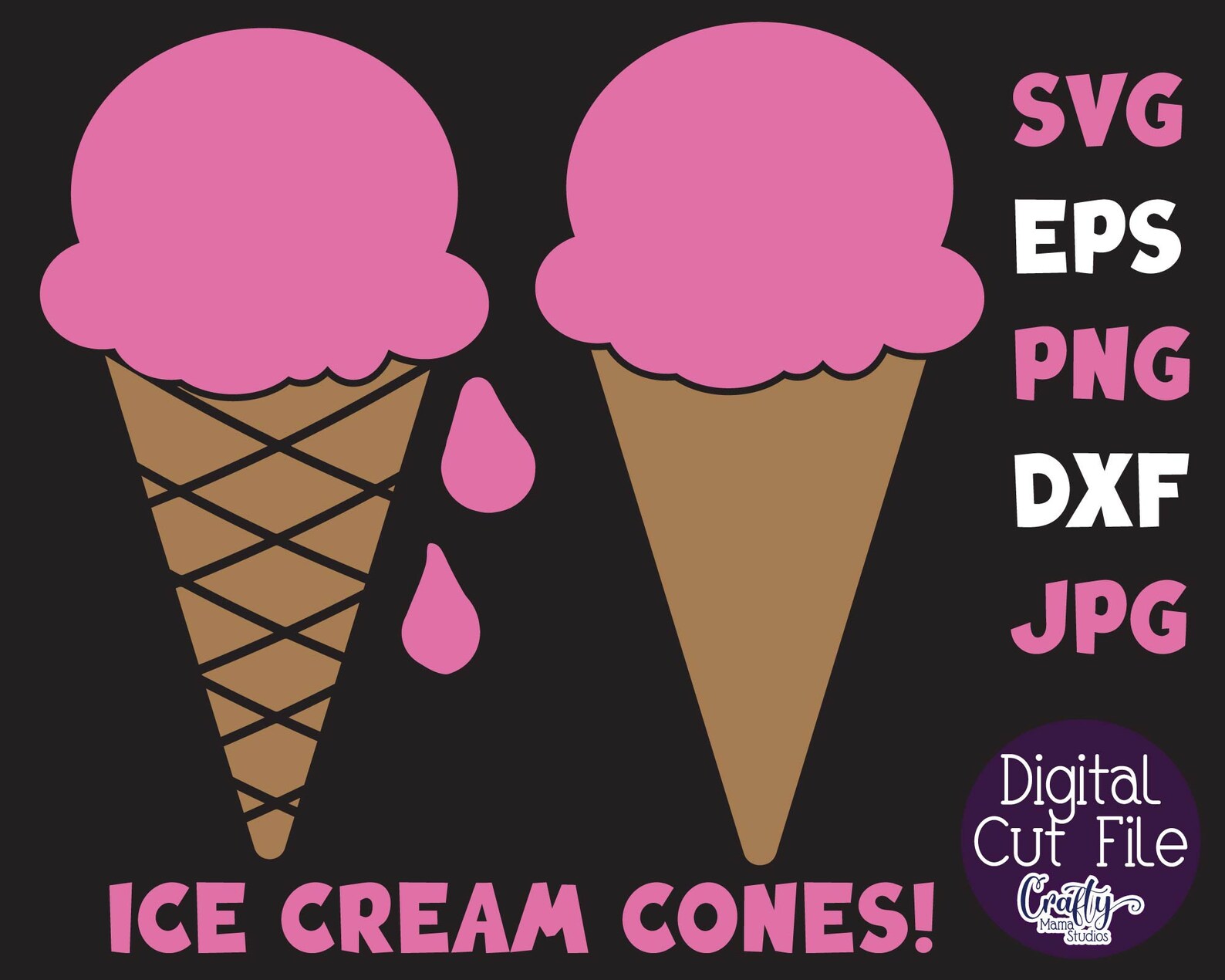 Cono gelato Svg Gelato Svg Download digitali File Svg per - Etsy Italia