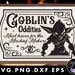 Goblin Svg File, Halloween Svg Files, Goblin Sign Svg File, Goblin's ...
