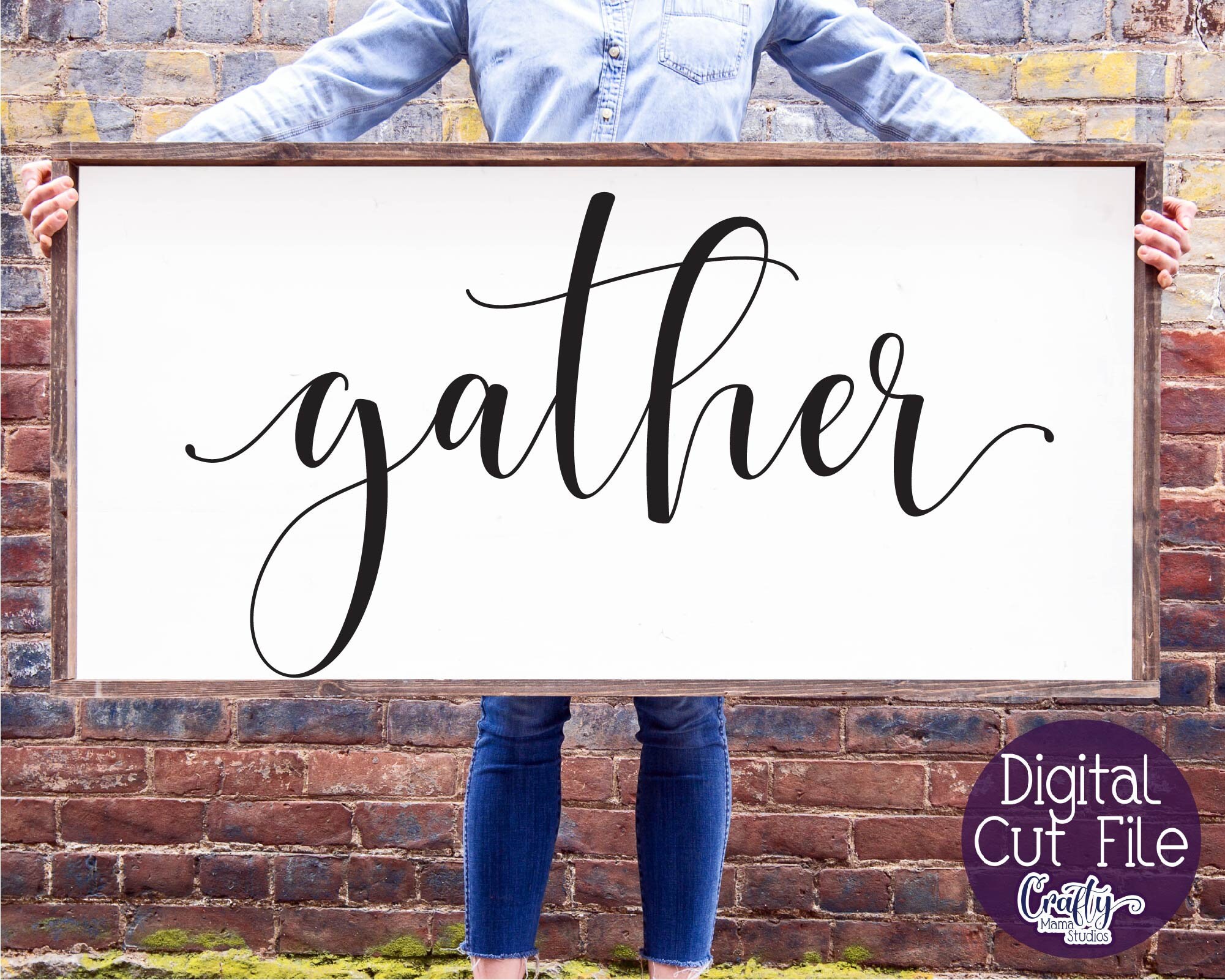 Gather Svg Farmhouse Svg Gather Sign Svg Svg Files for | Etsy
