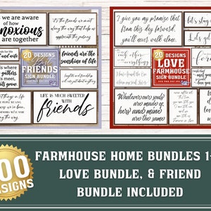SVG, PNG, Mega Farmhouse Sign Svg Bundle, Farmhouse Png Files ...