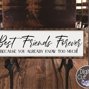 Best Friends Svg Bundle, Best Friends Sign Svg Files, Friendship Svg ...