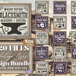 Vintage Western Svg Bundle Vintage Farmhouse Svg Vintage - Etsy