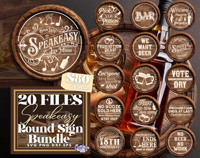 Funny Round Signs SVG Bundle Round SVG Files Door Hanger - Etsy Canada