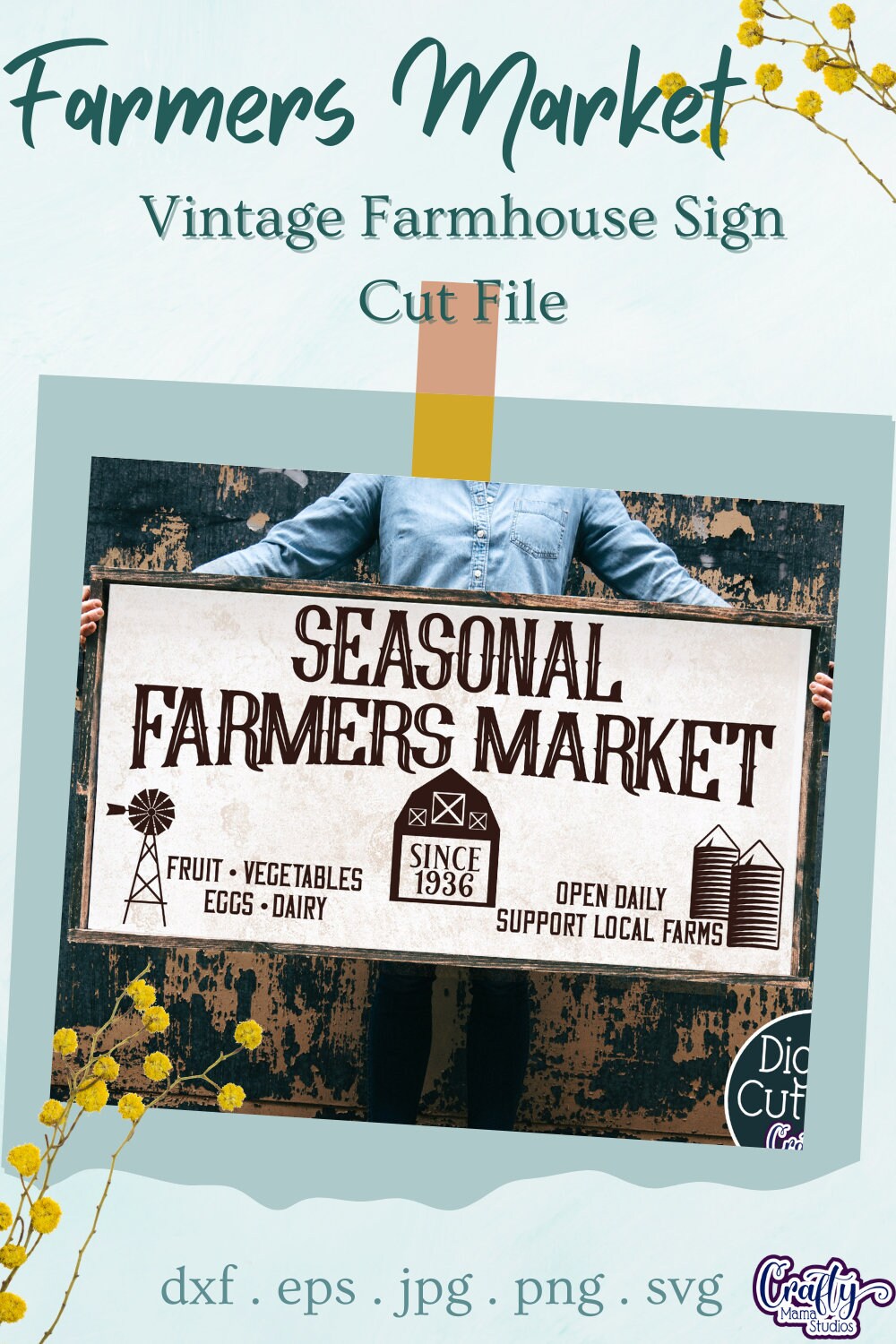 Farmers Market Svg Farmhouse Svg Home Svg Farmhouse Sign | Etsy