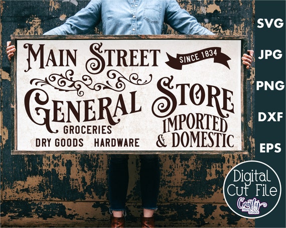 General Store Svg Farmhouse Svg Farmhouse Sign Svg Cricut | Etsy